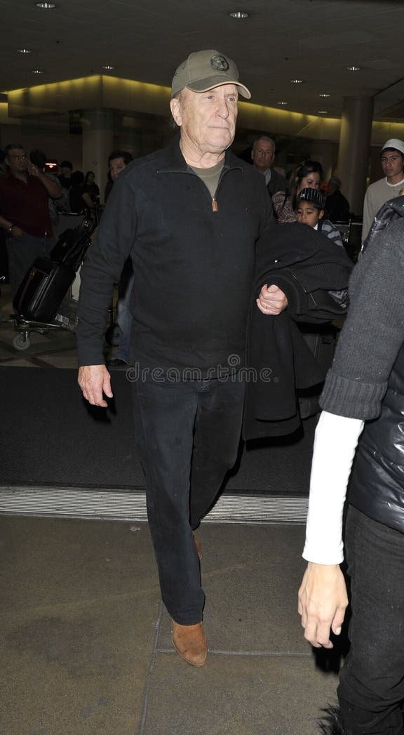 Actor Robert Duval at LAX editorial image. Image of denim - 14510935