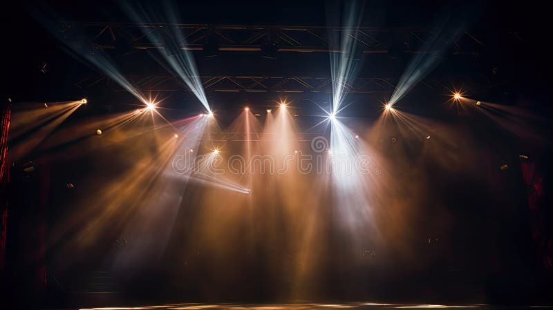 Actor theatre light stock illustration. Illustration of center - 313783432