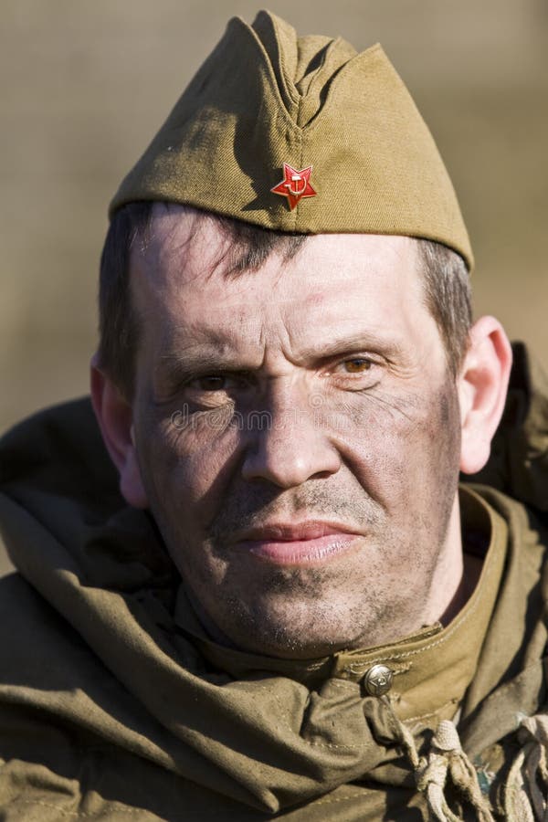 The Actor in the Uniform of a Soviet Soldier Editorial Photography ...