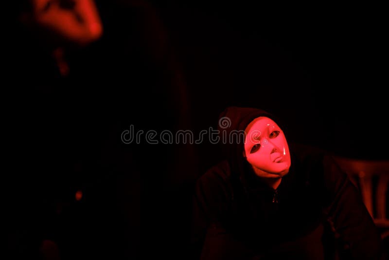 Actor Wearing Black Clothes. Editorial Image - Image of performer, pate ...