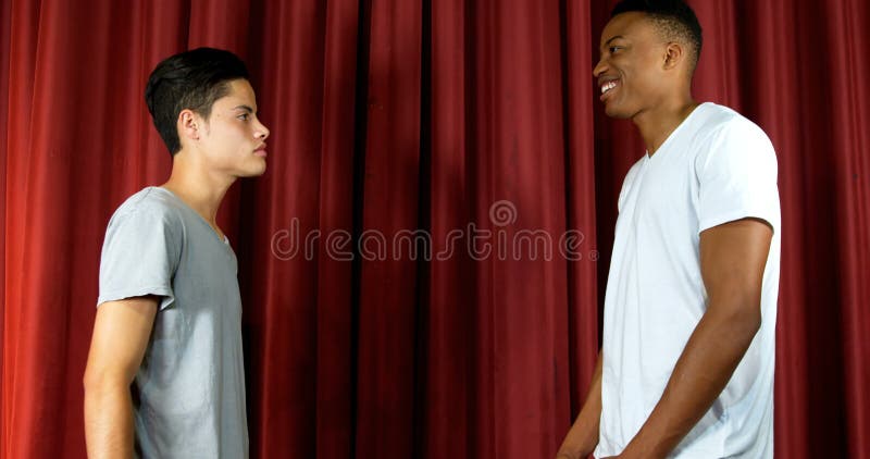 Actors Practicing on Stage 4k Stock Video - Video of acting, cheerful ...