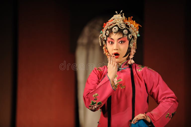 The actress of China opera stock image. Image of girl - 13344993
