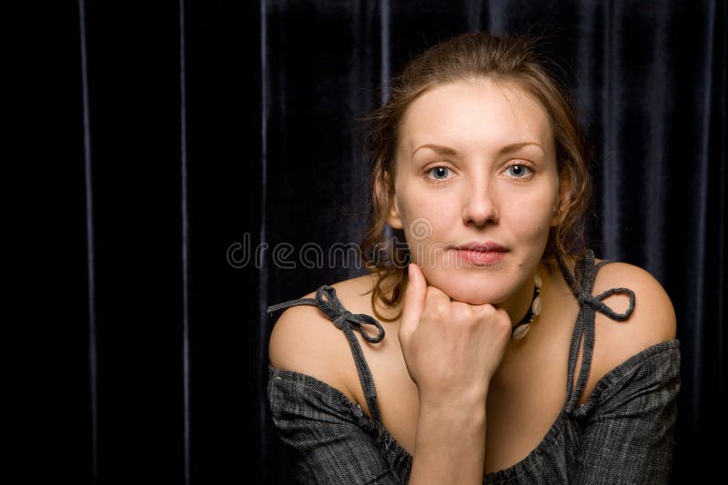 Actress portrait stock image. Image of happy, lips, expressions - 13022767