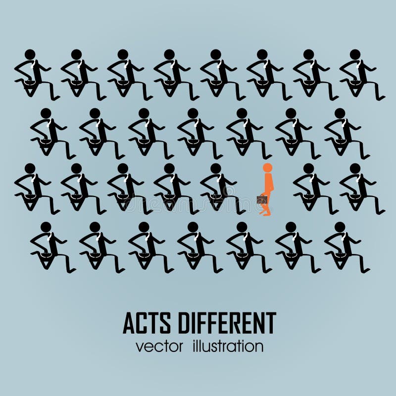 Acts different stock vector. Illustration of manager - 33228835 Acts different stock vector. Illustration of manager - 33228835