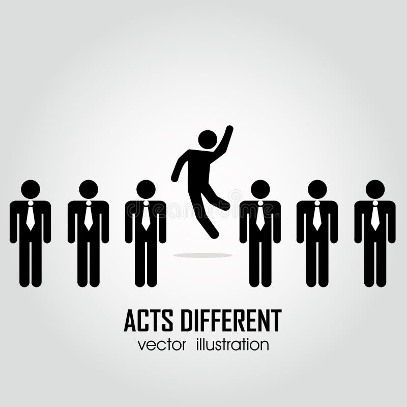 Acts different stock vector. Illustration of corporate - 33228839