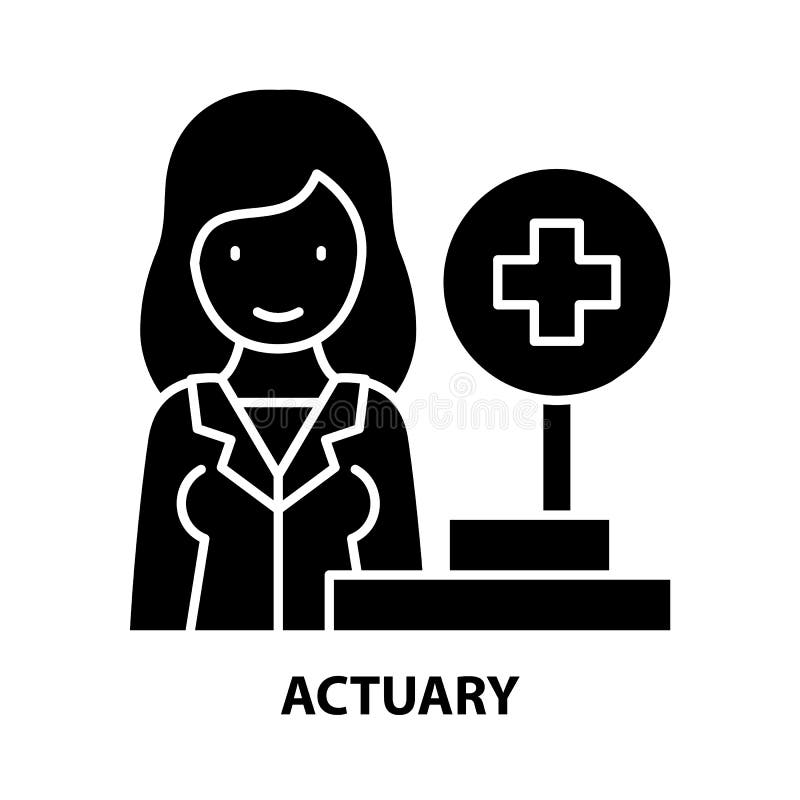 Actuary Icon from Professions Collection. Stock Vector - Illustration ...