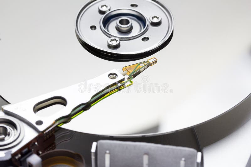 Actuator Arm and Read/write Head of Hard Disk Stock Photo - Image of ...