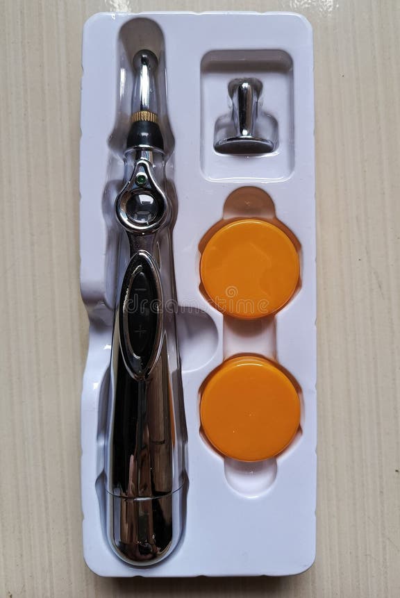 Acupuncture massage pen stock photo. Image of acupuncture - 321504508