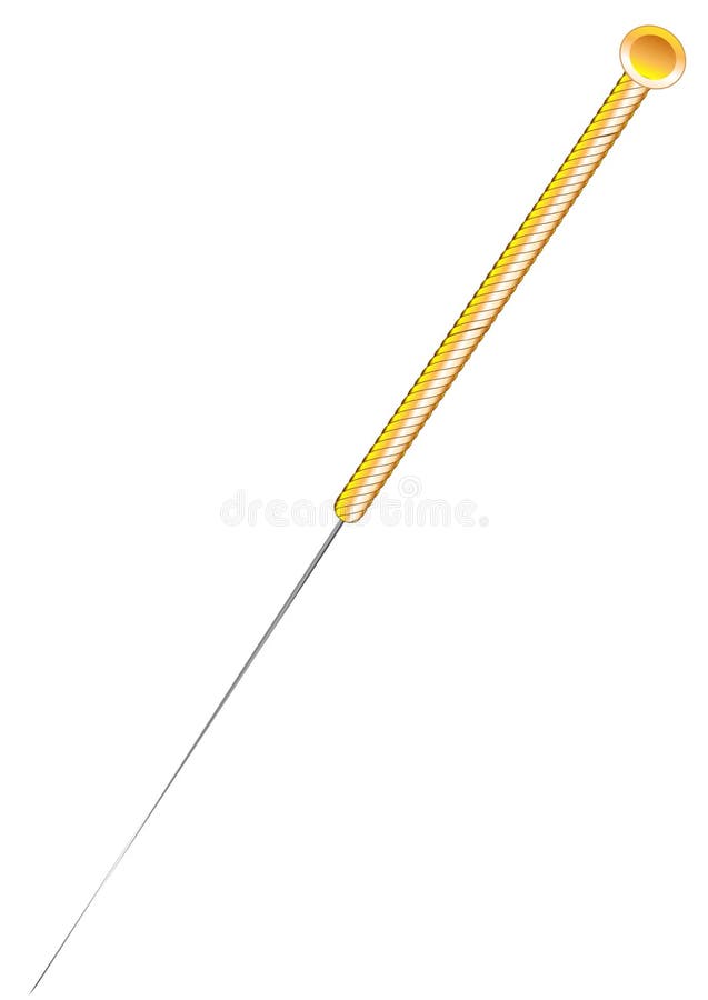 Acupuncture Needle and Lotus Flower. Alternative Medicine Logo, Sign ...