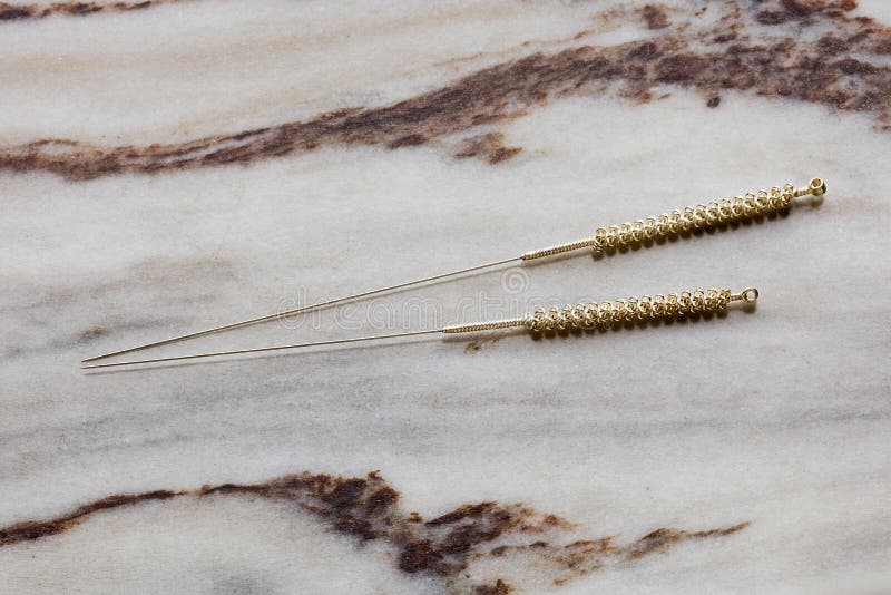 Acupuncture needles stock image. Image of traditional - 36546423