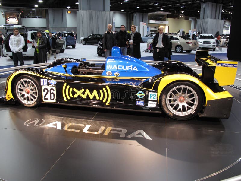 Acura Racing Car at the Auto Show Editorial Photo - Image of ...