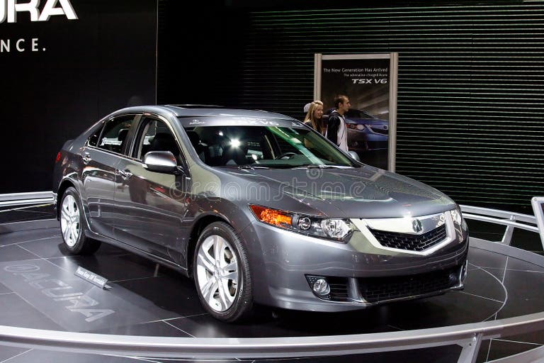 Acura TSX editorial stock image. Image of chicago, headlights - 8322149
