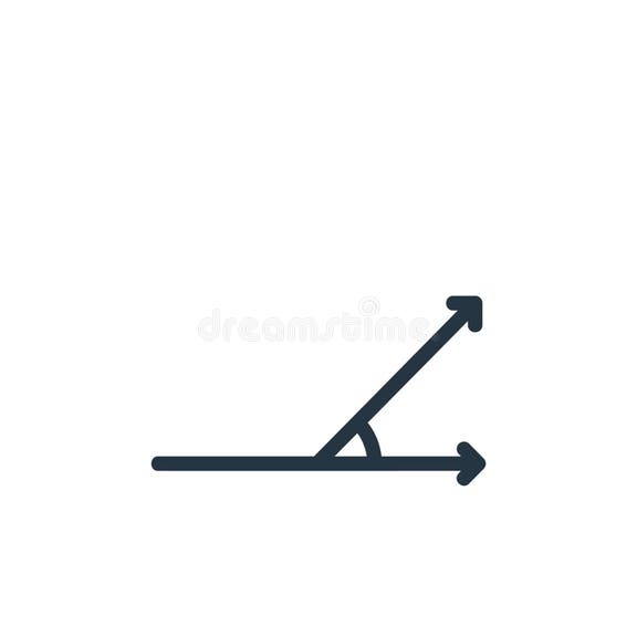 Acute Angle Vector Icon. Acute Angle Editable Stroke Stock Vector ...
