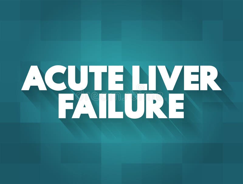 Acute Liver Failure Stock Illustrations – 52 Acute Liver Failure Stock ...