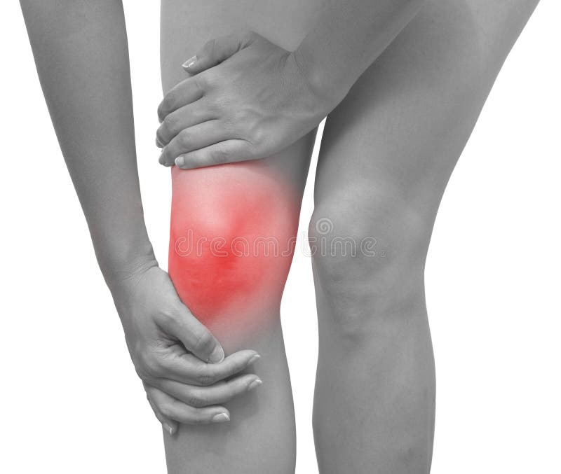 Acute pain in a woman knee stock photo. Image of pain - 30707980
