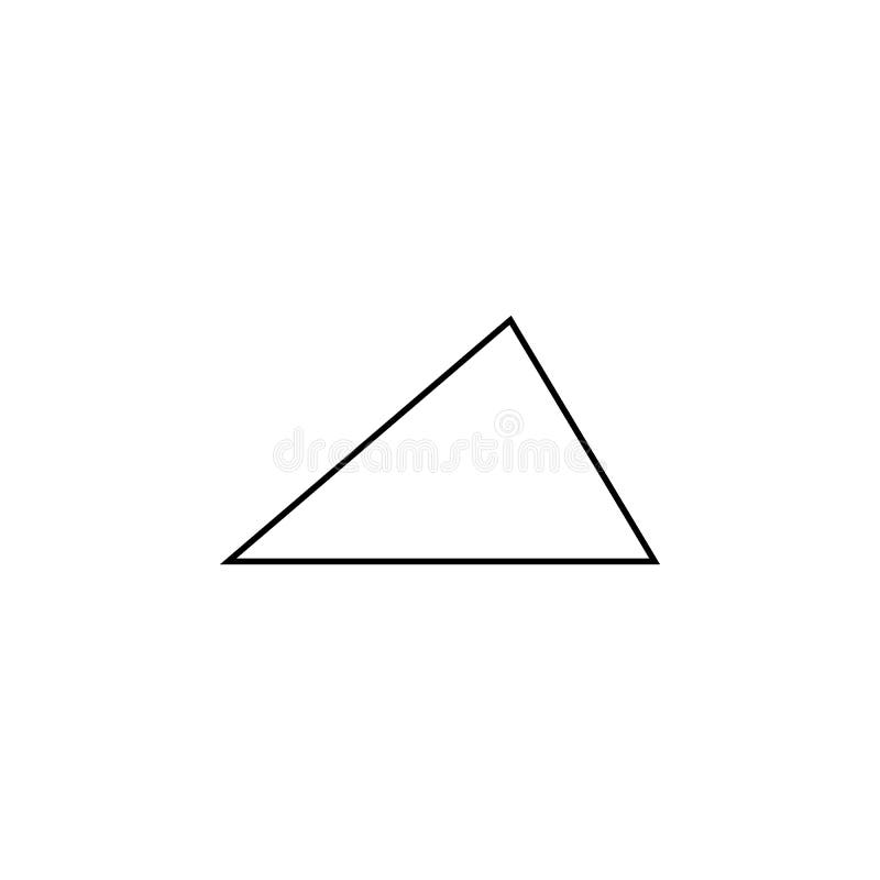 Acute Triangle Vintage Illustration Stock Vector - Illustration of ...