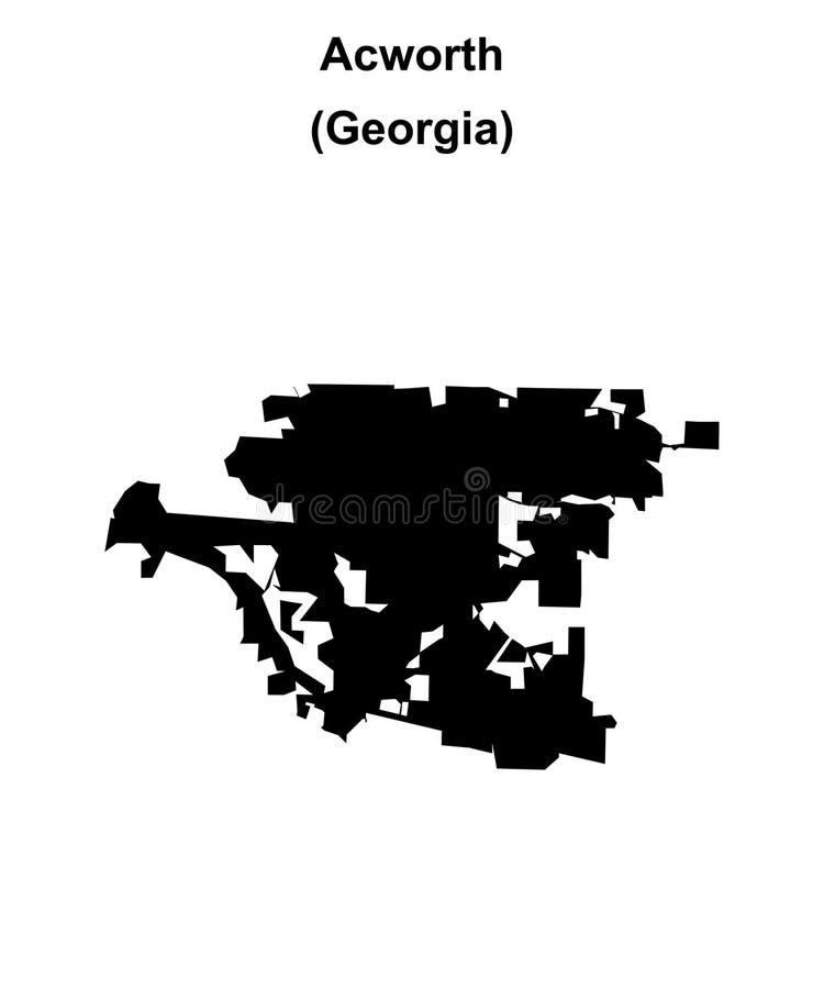 Acworth outline map stock vector. Illustration of template - 357270769 Acworth outline map stock vector. Illustration of template - 357270769