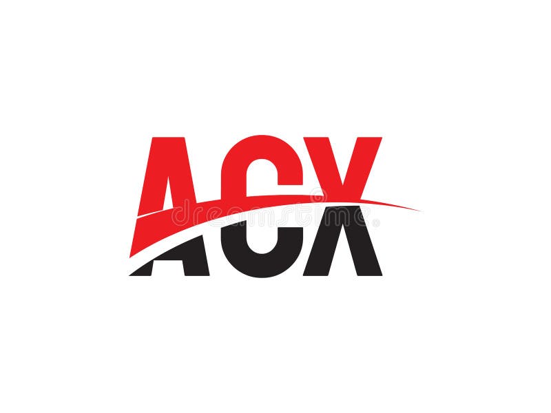 ACX Letter Initial Logo Design Vector Illustration Stock Vector ...