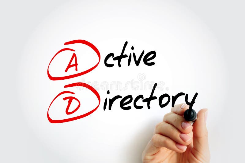 AD - Active Directory is a Database and Set of Services that Connect ...