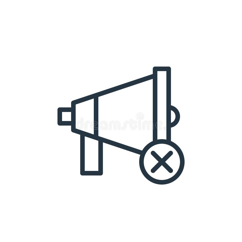 Ad Block Vector Icon. Ad Block Editable Stroke. Ad Block Linear Symbol ...