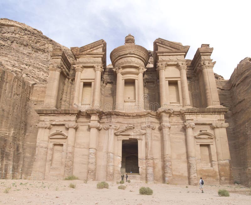 Ad-Dayr the Monastery in Petra, Jordan Stock Photo - Image of culture ... Ad-Dayr the Monastery in Petra, Jordan Stock Photo - Image of culture ...