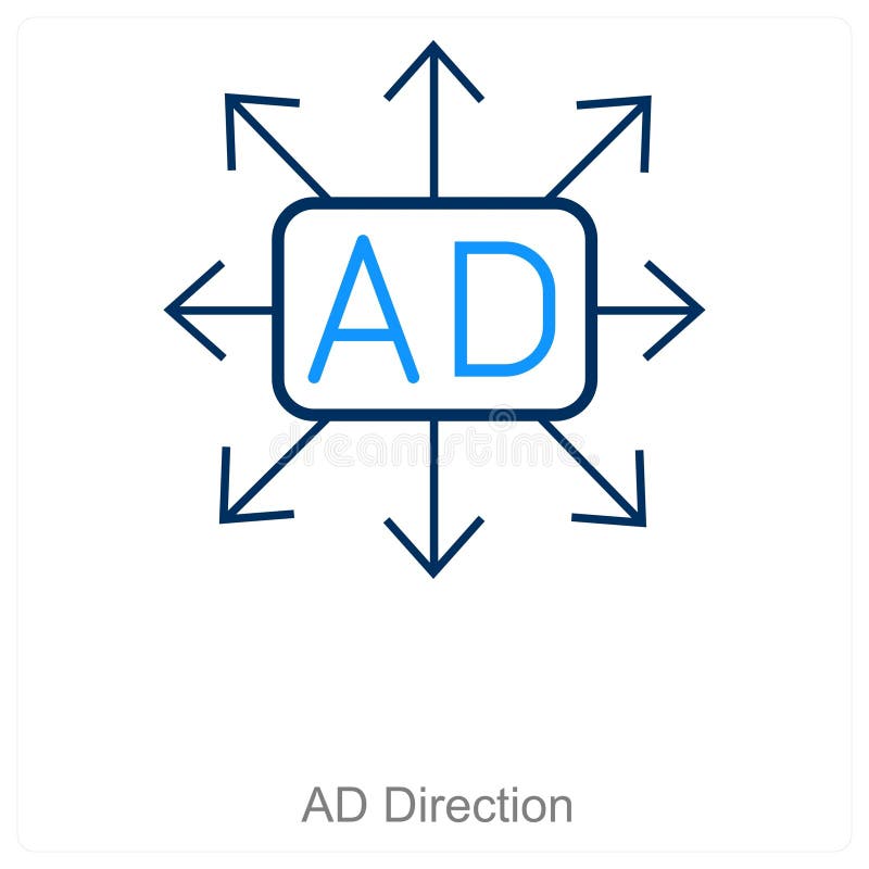 Ad Directions stock vector. Illustration of design, marketing - 341226994