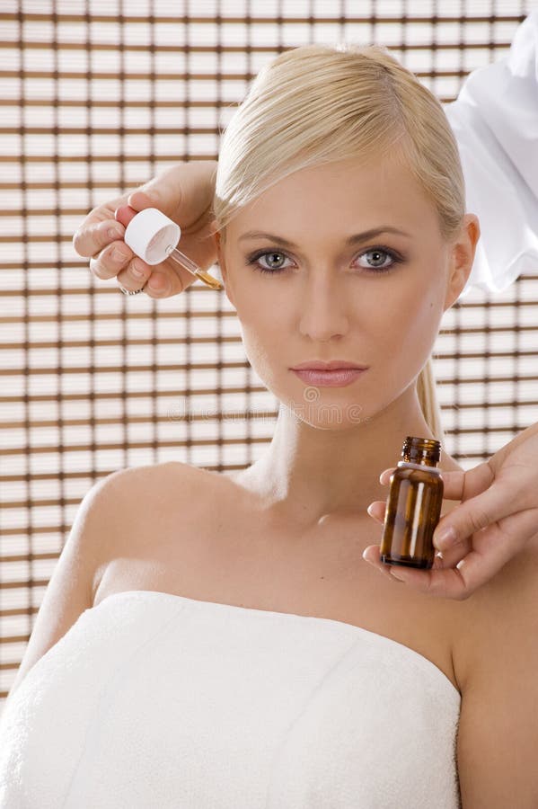 Ad portrait stock photo. Image of lotion, calm, girl - 13449724