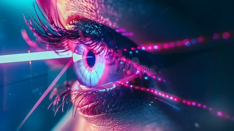 Ad Promotion Laser Vision Correction with Highlighted Stock ...