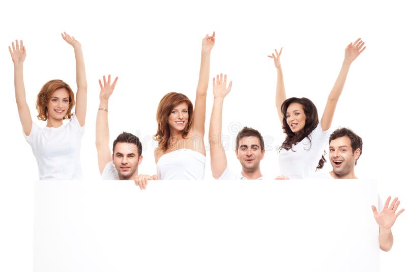 Happy ad friends stock photo. Image of board, diversity - 19986654