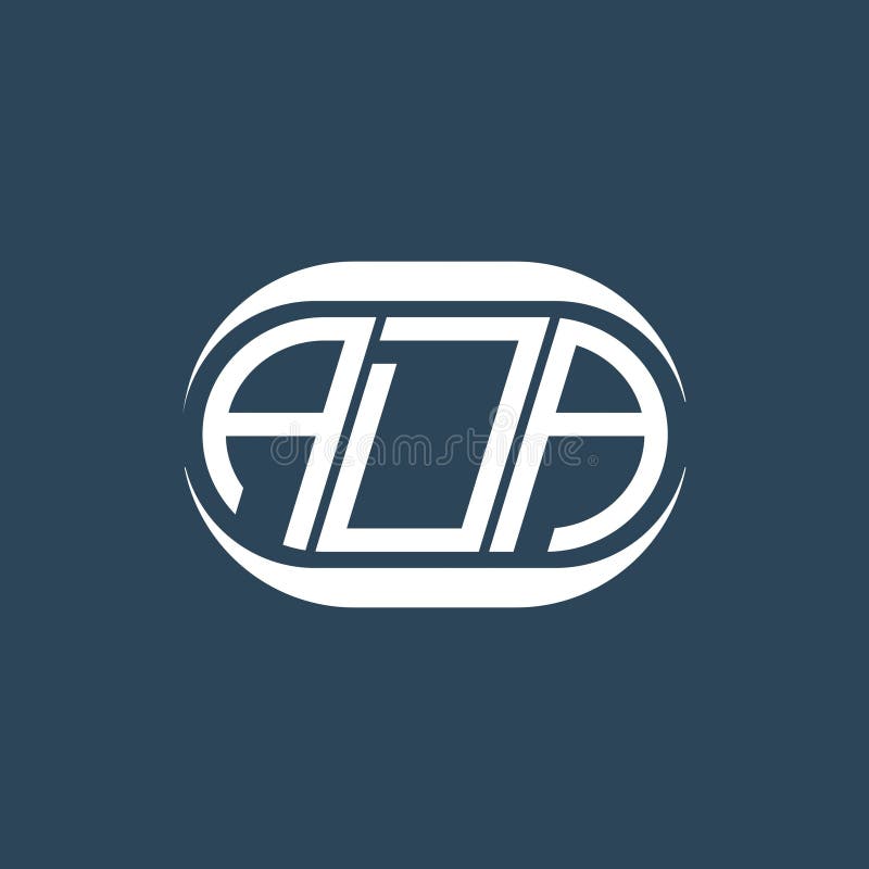 ADA Abstract Monogram Logo Design. ADA Monogram Unique Modern Flat ...