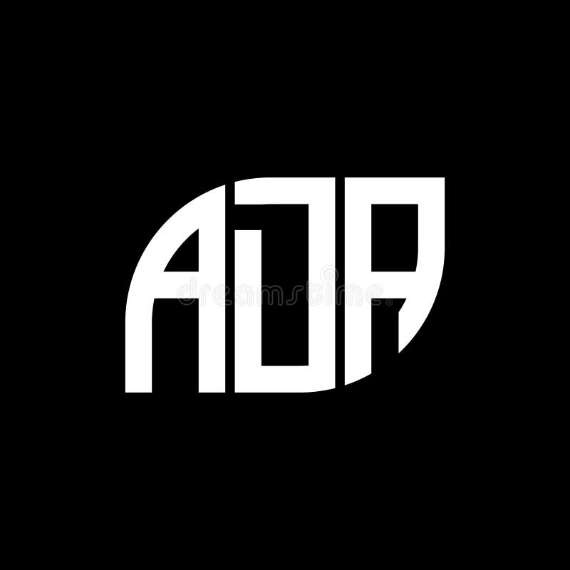 ADA Letter Logo Design on Black Background.ADA Creative Initials Letter ...