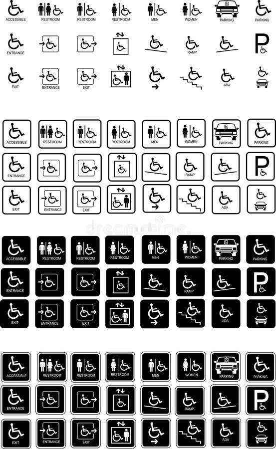 Accessible road stock vector. Illustration of trolley - 41323203