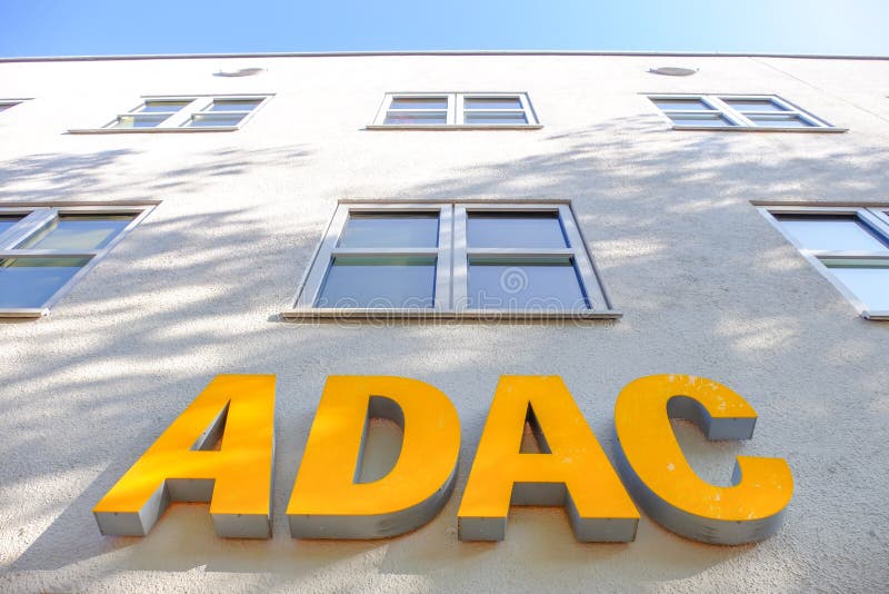 German ADAC sign editorial stock photo. Image of mechanics - 117880158