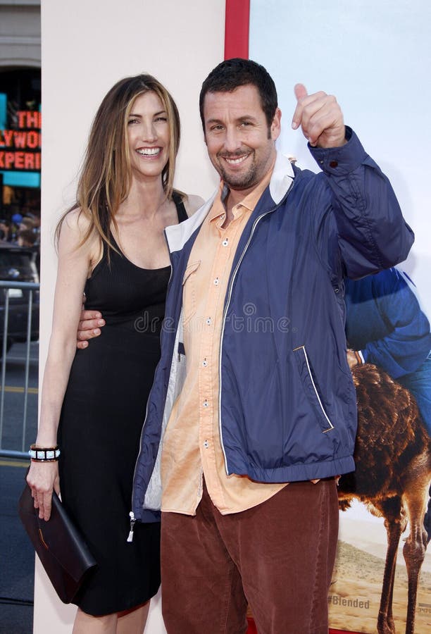 Adam Sandler Y Jackie Sandler Imagen de archivo editorial - Imagen de ...
