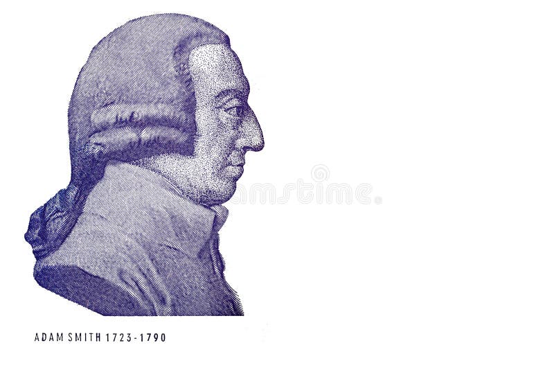 Adam Smith Cut from 20 Pound Sterling Banknote Editorial Photography ...