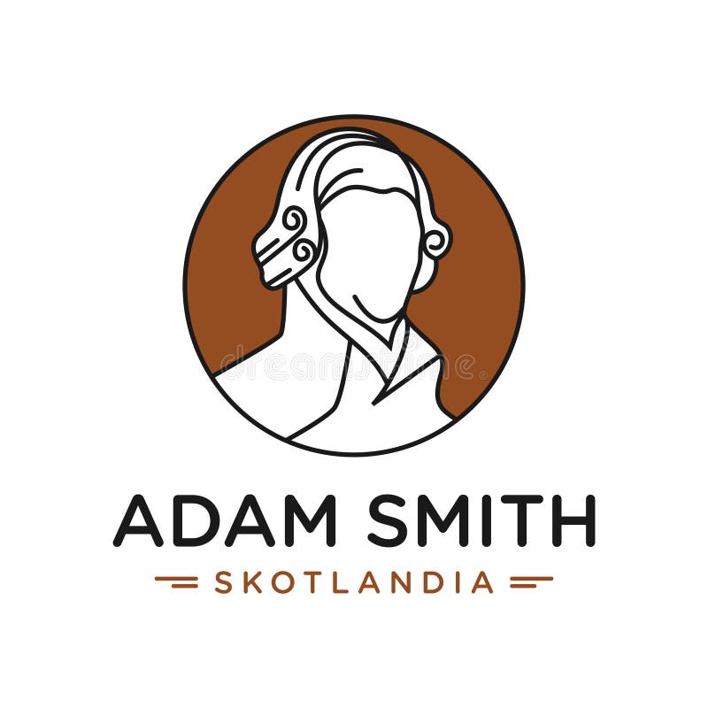 Adam smith head logo stock vector. Illustration of nation - 169828252