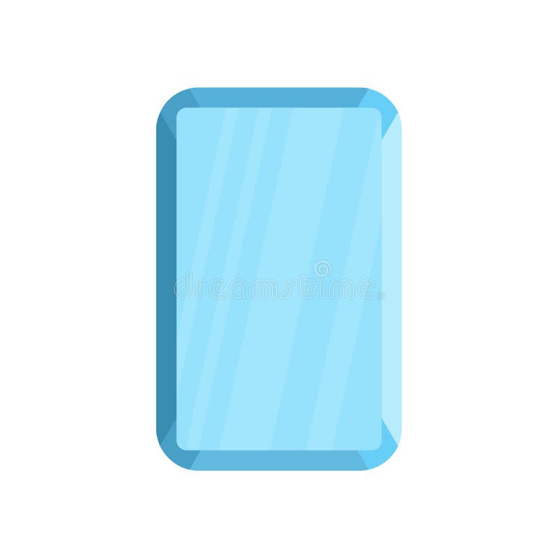 Adamant icon, flat style. stock vector. Illustration of gemstone ...