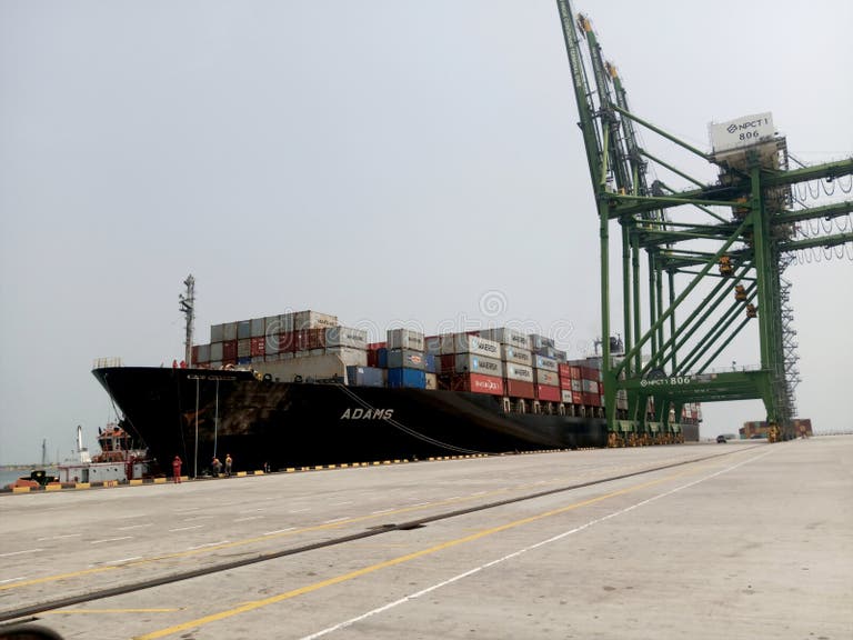 ADAMS cargo ship editorial image. Image of walkway, adams - 290793080