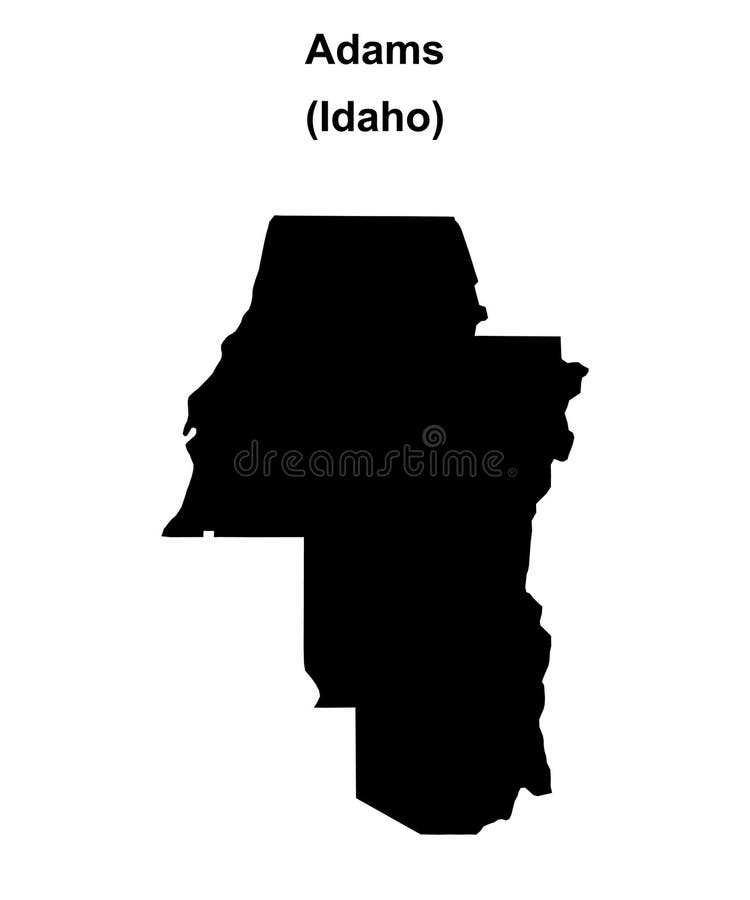 Adams outline map stock vector. Illustration of adams - 360777944