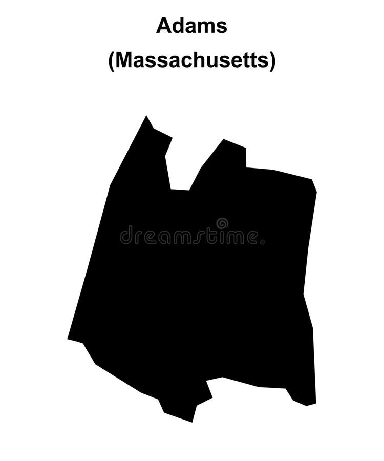 Adams outline map stock illustration. Illustration of territory - 387364694