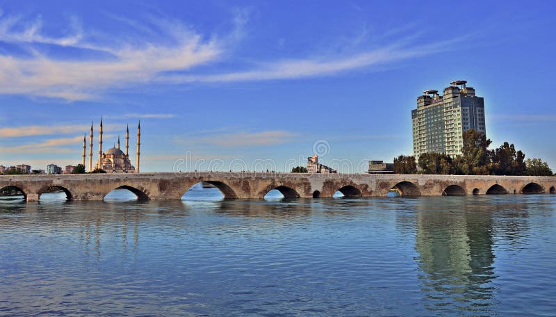 Seyhan River In Adana, Turkey. Stock Photo - Image of landscape ...