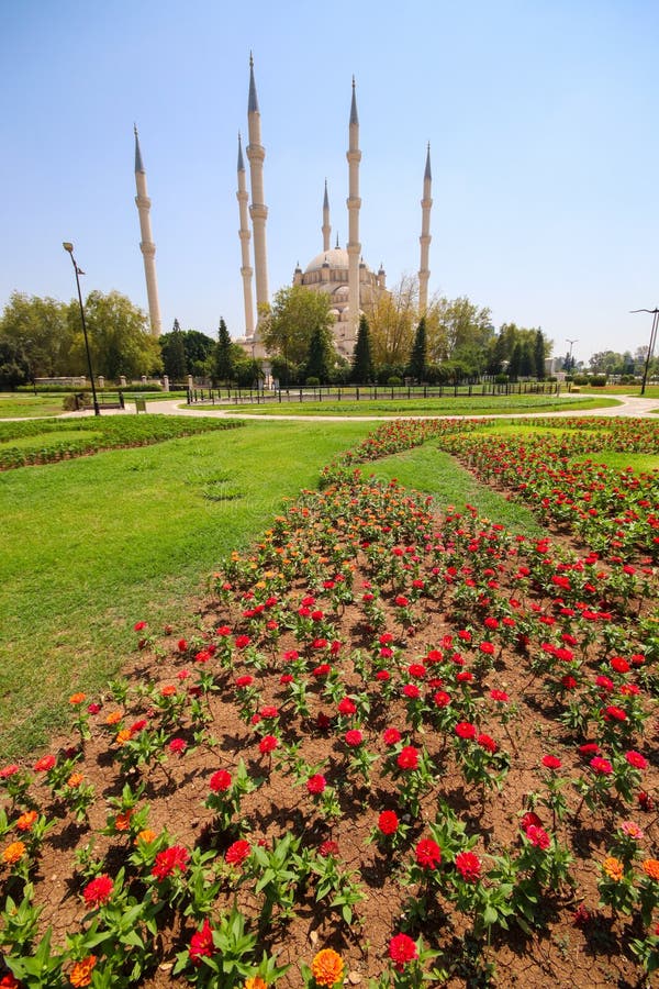 Adana - Turkey, August 20, 2023, Adana Central Sabanci Mosque Stock ...