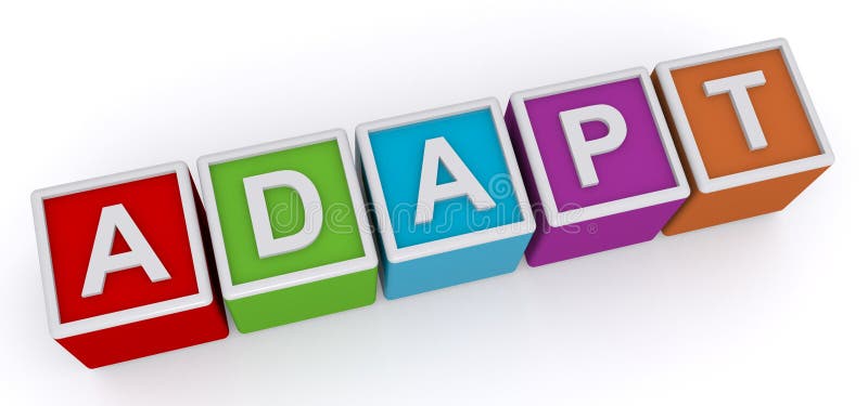 Change and adapt sign stock illustration. Illustration of illustrated ...