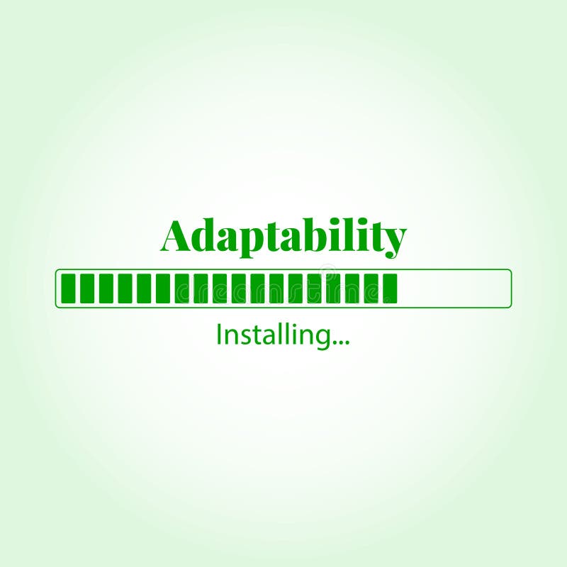 Adaptability Installing Vector Illustration Graphic Eps Stock Vector ...