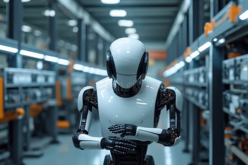 Adaptable Robotic System Operation Stock Illustration - Illustration of ...