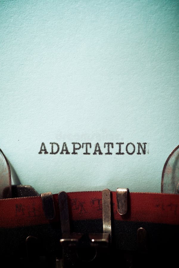 Adaptation concept view stock image. Image of sentence - 251103691