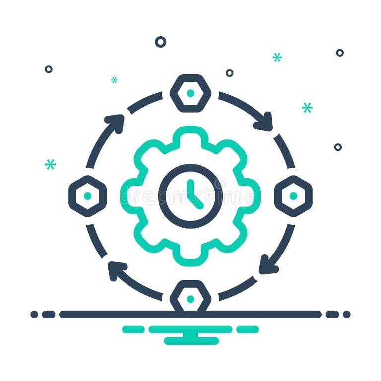 Mix Icon for Adaptation, Adjustment and Change Stock Vector ...