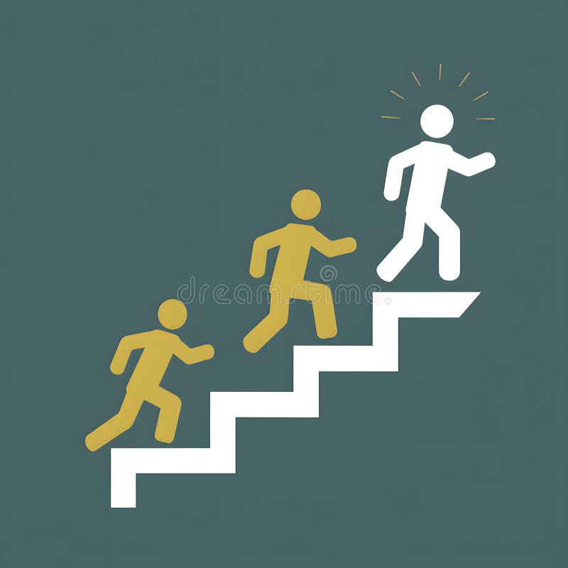 Adaptation Progression Person Moves Forward, Evolving with Change and ...