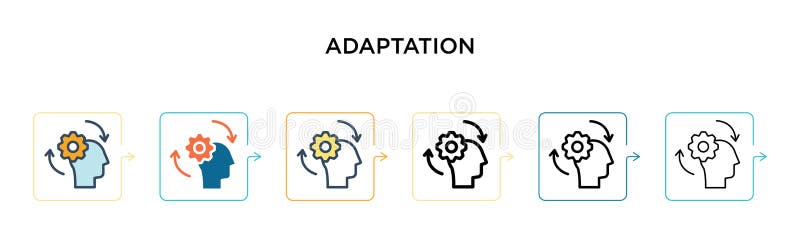 Adaptation Vector Icon. Adapt Illustration Sign. Change Symbol ...