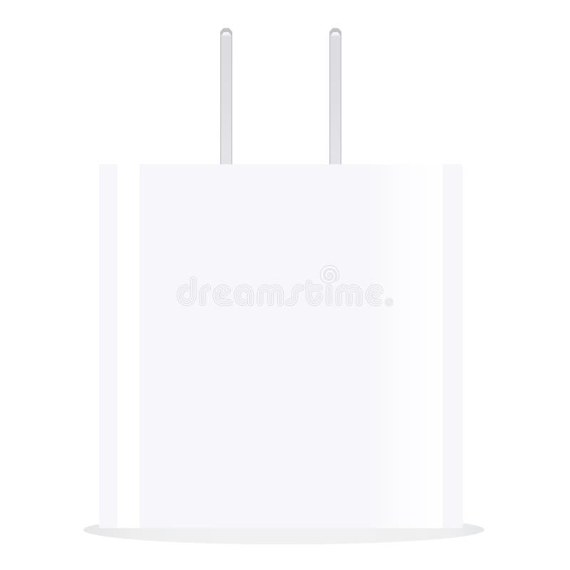 Vector Illustration of Adapter Plug 3d Realistic for Graphic Design ...